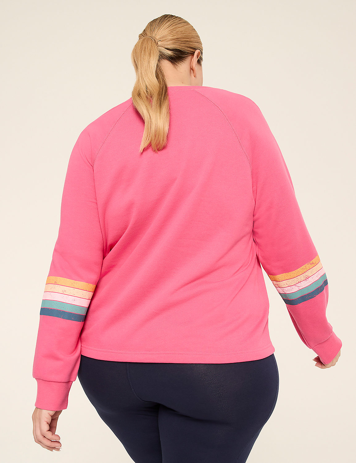 LIVI Long-Sleeve Crew-Neck Sweatshirt | LaneBryant